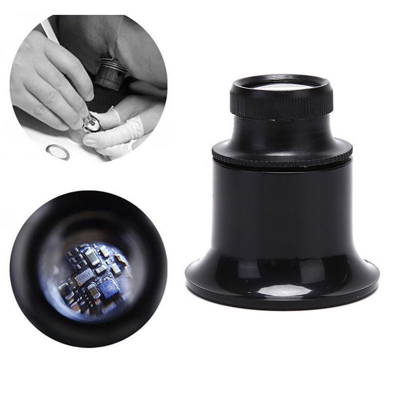 20X Magnifying Eye Loupe Loop Optical Magnifier Jewelry Watch Repair ...
