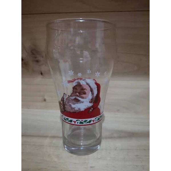 80's Vintage Coca Cola Christmas Santa Claus Glass collection | Shopee ...