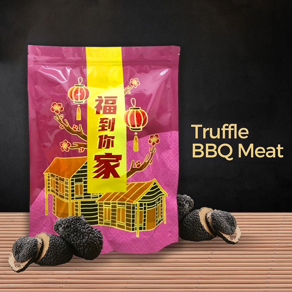 福到你家 黑松露肉干 Premium Black Truffle BAK KWA BBQ Dried Meat Bakwa 顶级 ...