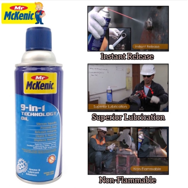 MR MCKENIC 9 IN 1 MULTIPURPOSE TECHNOLOGY NON FLAMMABLE OIL FOR ...