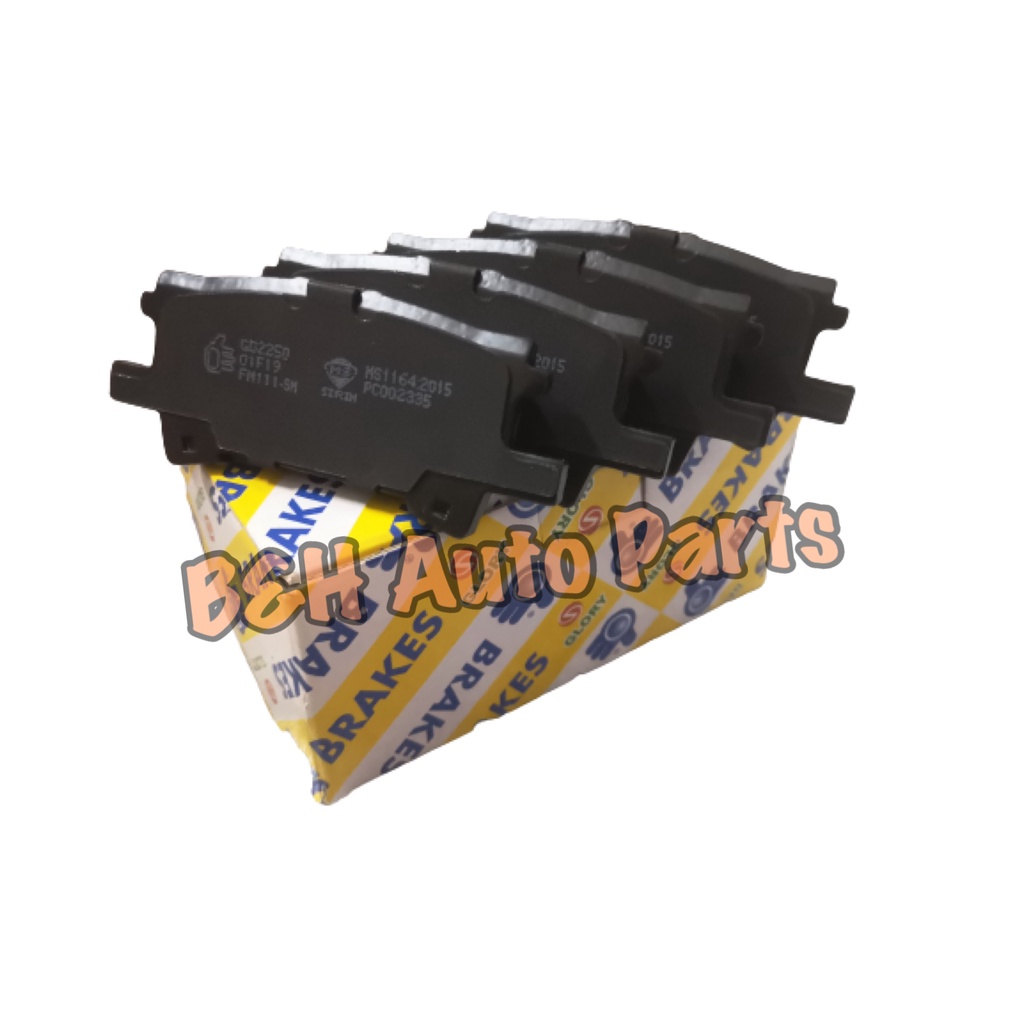 Toyota HARRIER ACU30 MCU30 REAR BRAKE PADS | Shopee Malaysia