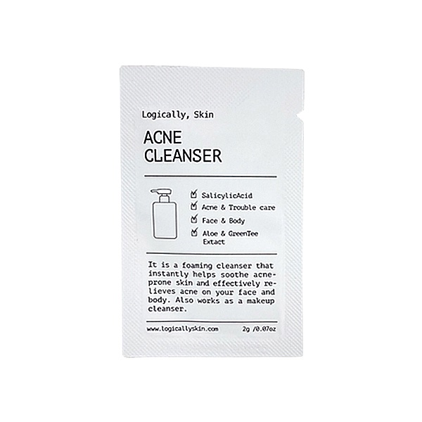 Logically, Skin Acne Cleanser Sample sachet 2g | Shopee Malaysia