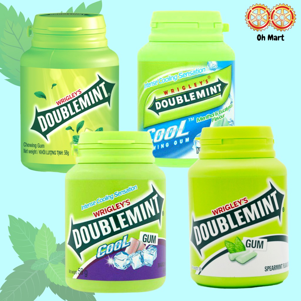 Wrigley's Doublemint Chewing Gum Assorted Flavors (58 g) | Shopee Malaysia