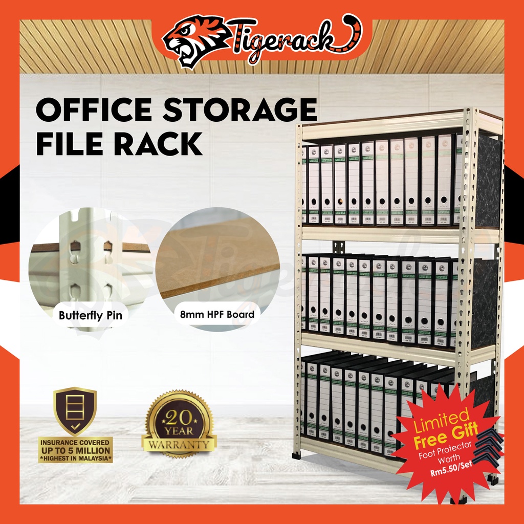 TIGERACK [High Quality] Boltless Rack File Rack Office Storage Store ...