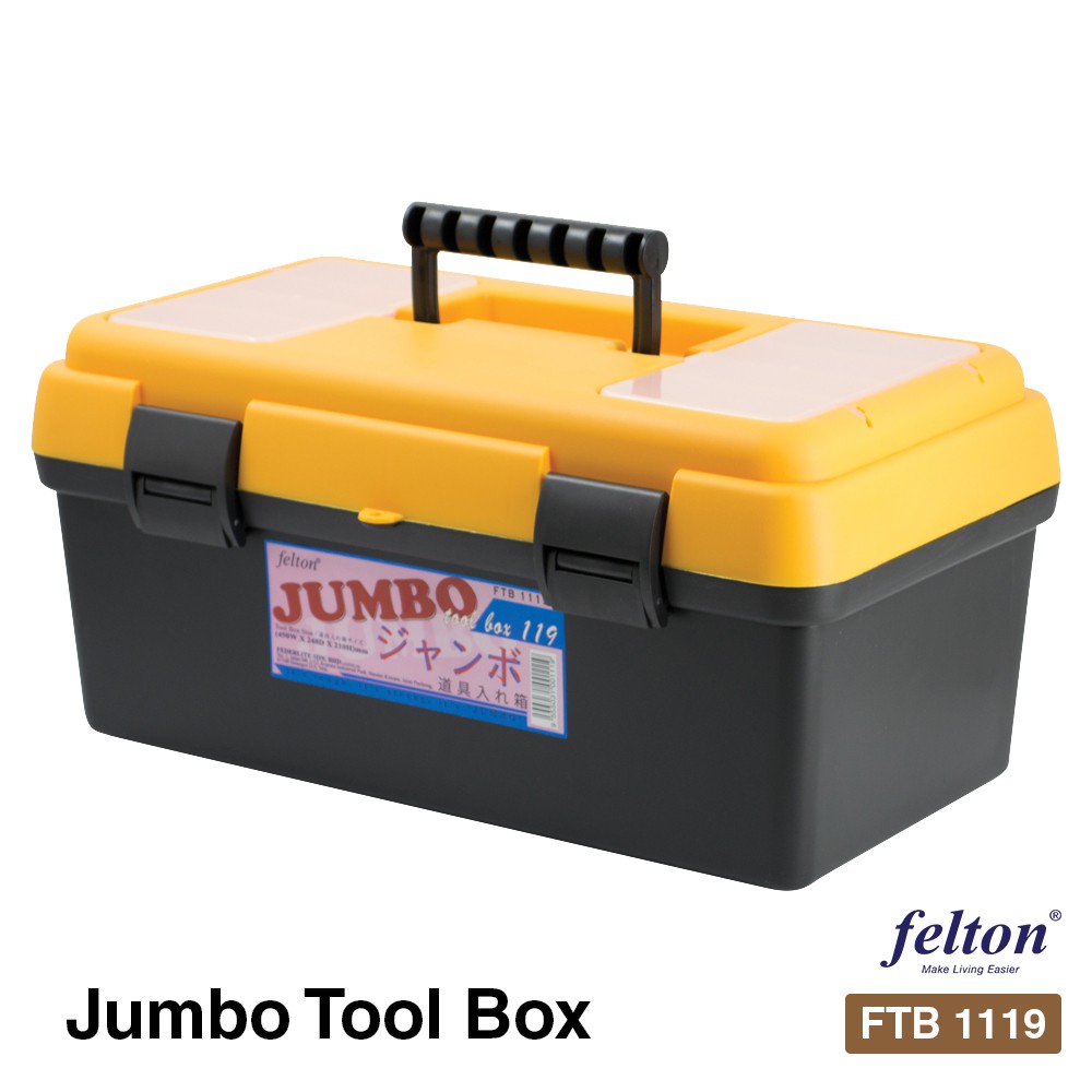 Felton Tool Box Jumbo FTB 1119 (W450 x D248 x H210 mm) | Shopee Malaysia