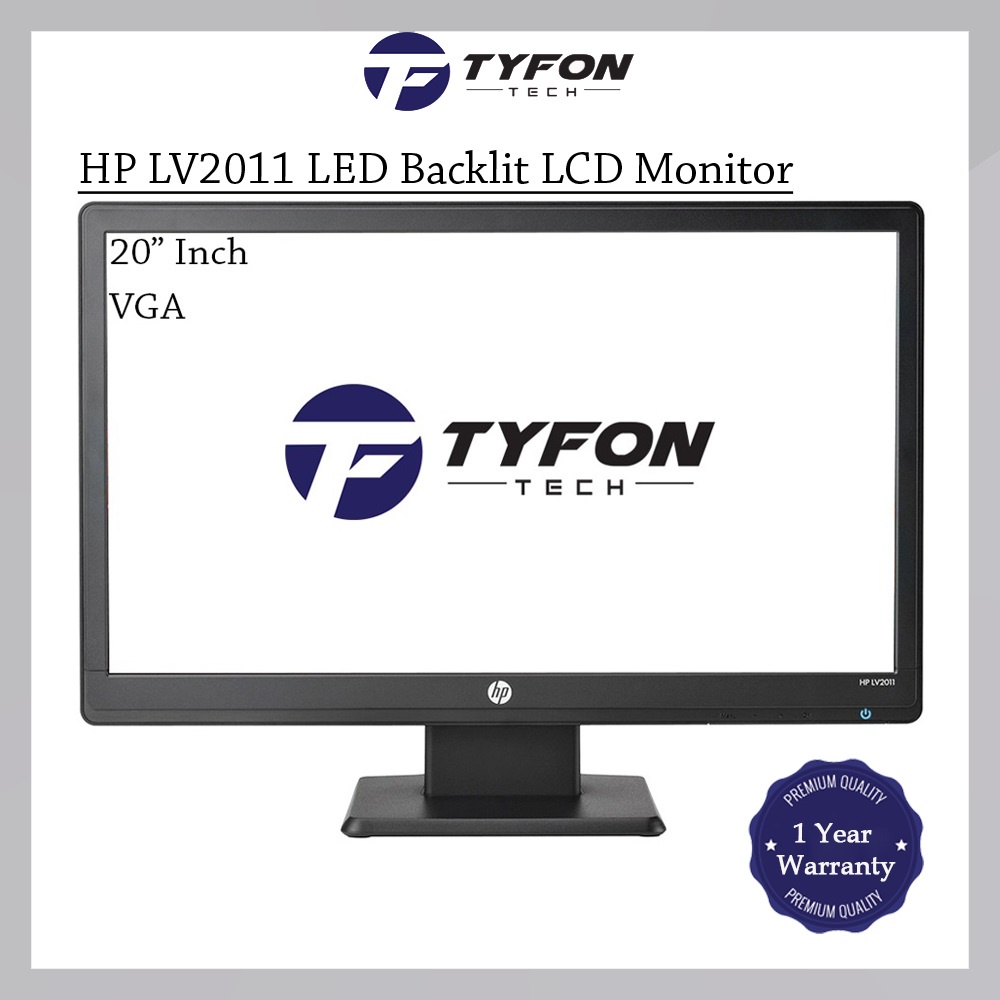 HP 20" Inch LED Backlit LCD Monitor LV2011 (Refurbished) | Shopee Malaysia