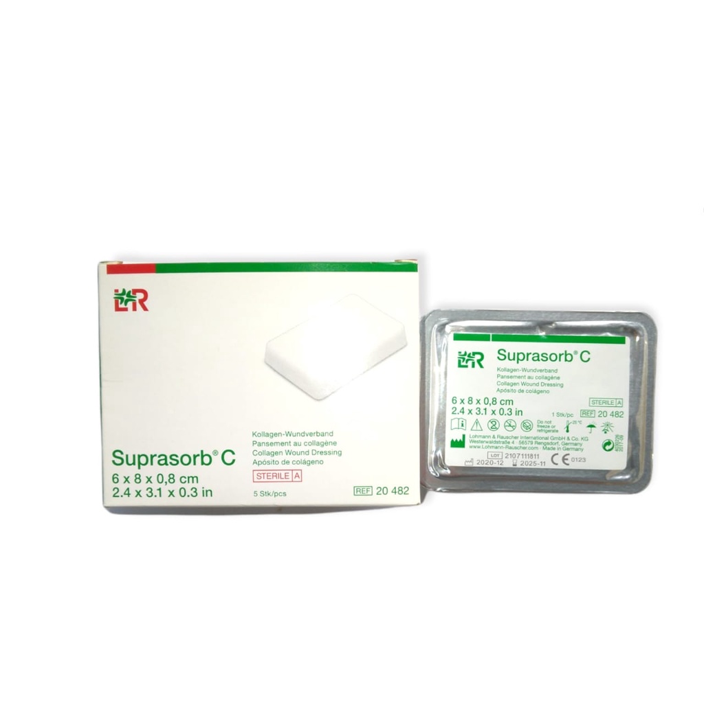 Suprasorb C 6x8x0.8cm | Collagen wound dressing | Collagen Wound Wrap ...