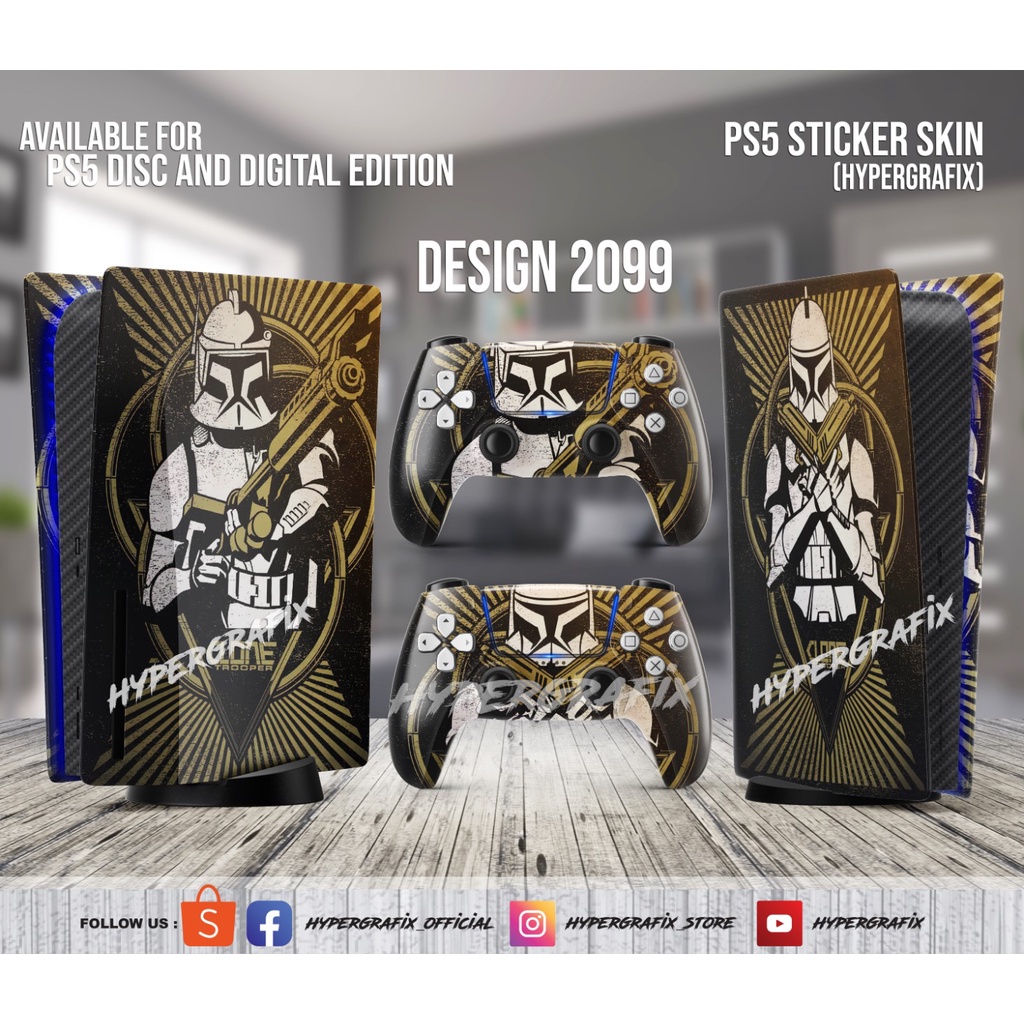 PS5 PLAYSTATION 5 STICKER SKIN DECAL 2099 | Shopee Malaysia