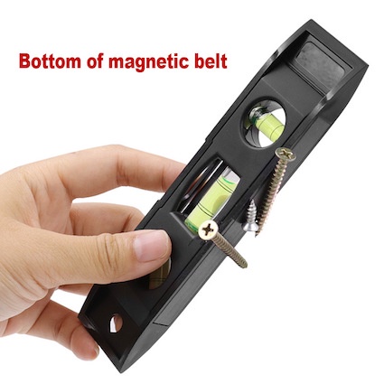 Level Ruler 6" 15mm Mini Magnetic Spirit Level Water Level Ruler ...