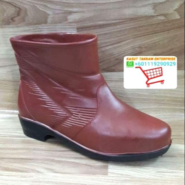 Korakoh 308 Low Cut Rubber Rainboot | Kasut Hujan Kasut Air Kasut But ...