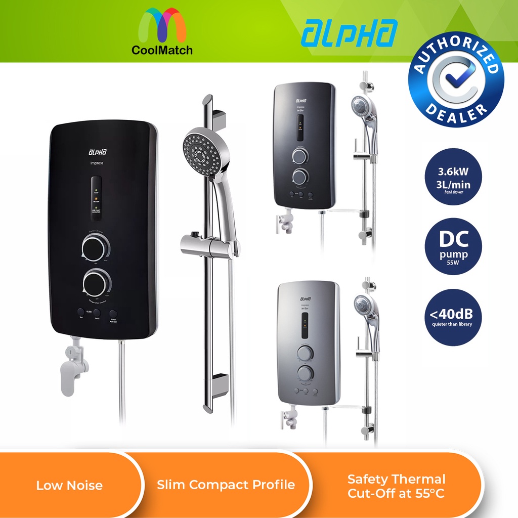 ALPHA INSTANT WATER HEATER WITH PUMP ~ IM-9 SERIES | Shopee Malaysia