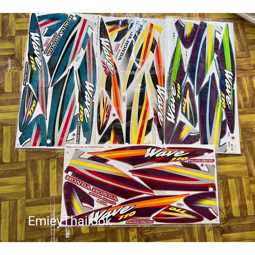 💥WAVE 100/EX5 CLASS 1 STRIPE/STICKER THAILOOK DESIGN💥 THAILAND (READY ...