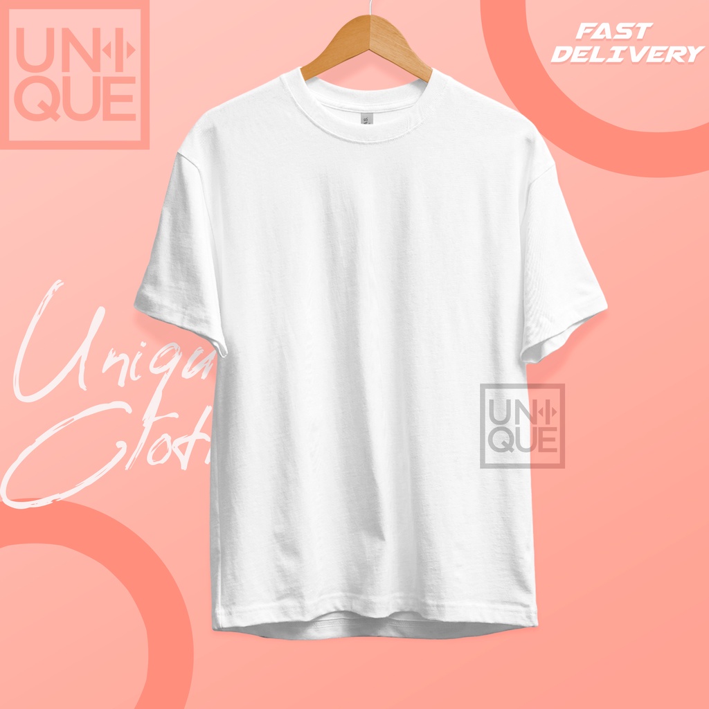 BAJU KOSONG (180-GSM) PREMIUM QUALITY 100% Cotton Unisex Round neck ...