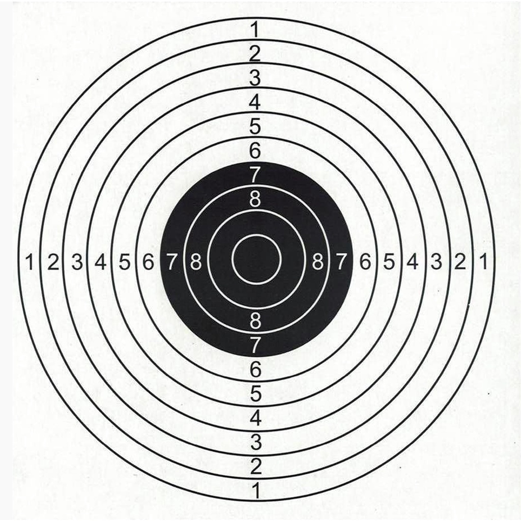 ATFLBOX 17CM x 17CM BB Gun Paper Targets for Shooting Target Trap ...