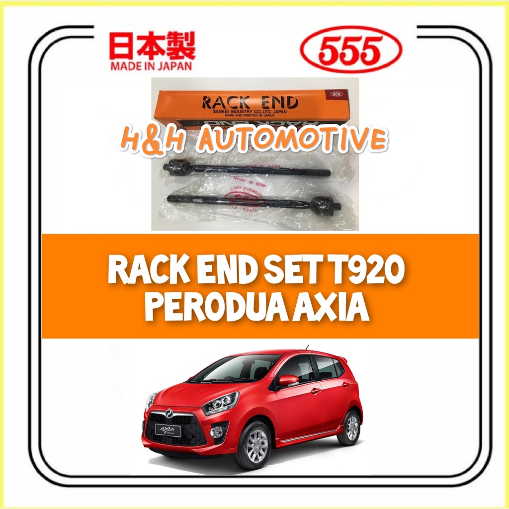 555 Japan Rack End Set for Perodua Axia | Shopee Malaysia