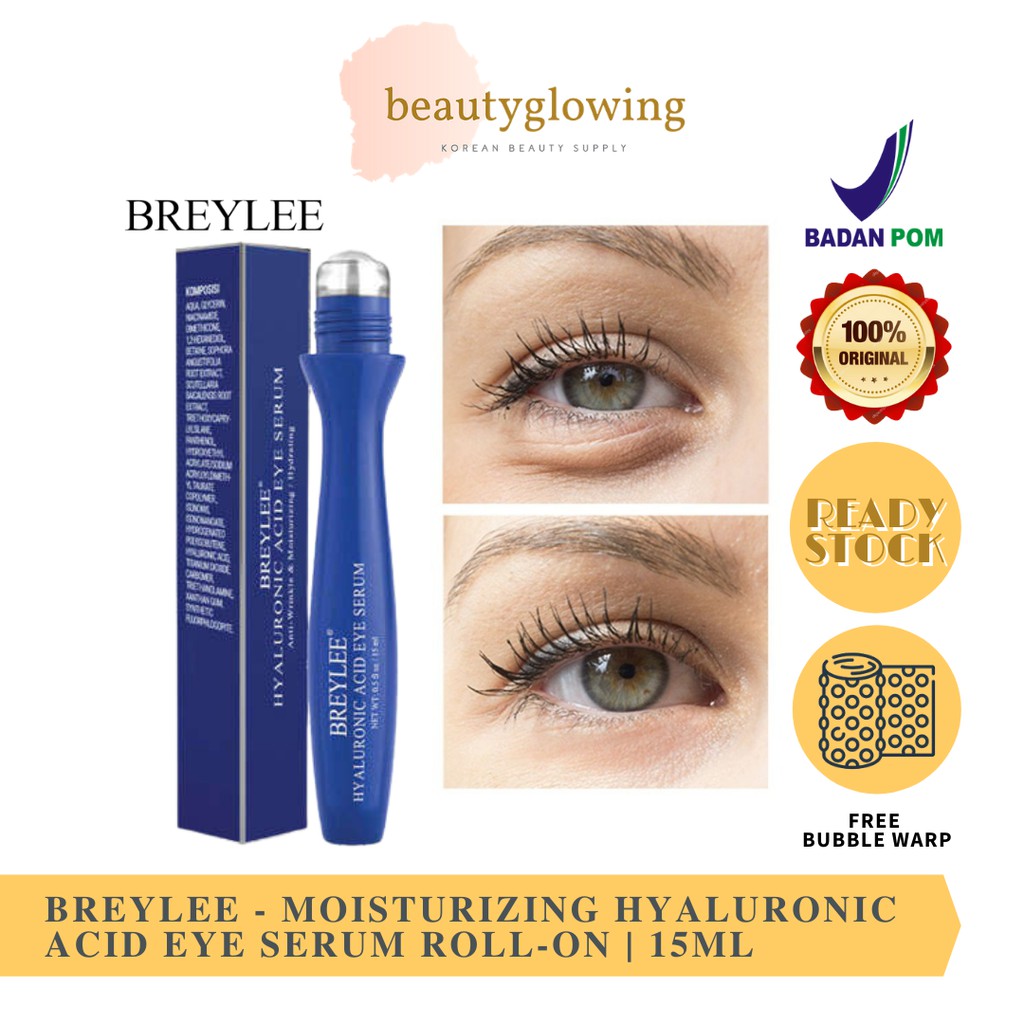 Breylee Roll On Hyaluronic Acid Eye Serum - Moisturizer (15ml) | Shopee ...