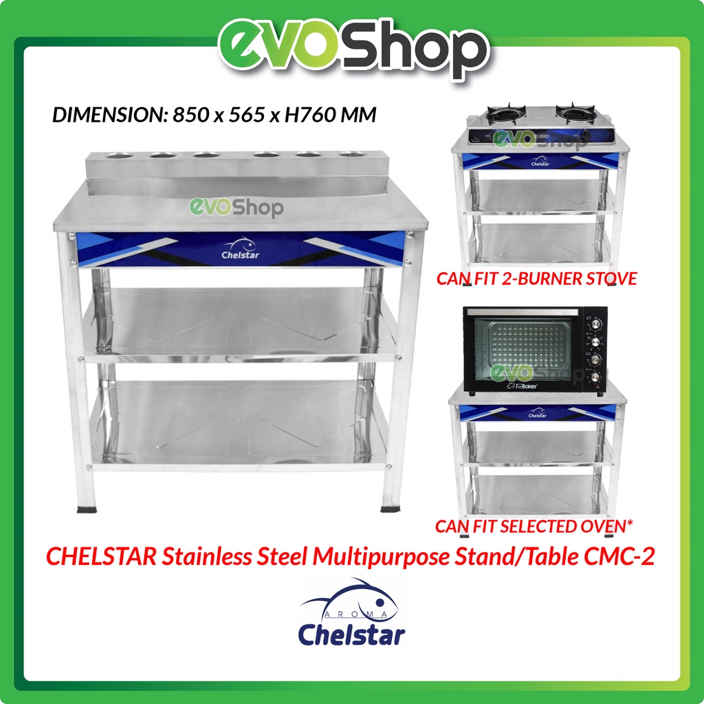 CHELSTAR Stainless Steel Multipurpose Gas Cooker Rack / Oven Stand ...