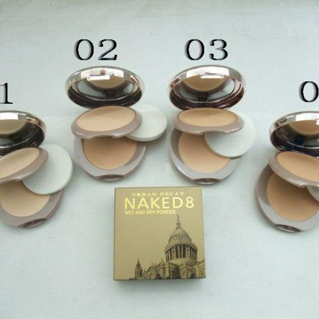 🔥NEW 2020🔥N@KED 8 WET & DRY COMPACT POWDER 2 IN 1 | Shopee Malaysia