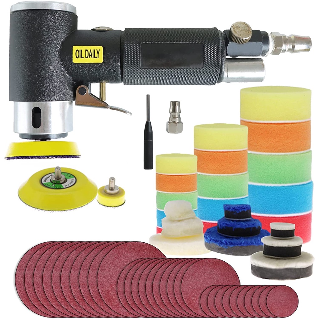 Pneumatic Polisher Orbital Sander Machine 1" 2'' 3'' Dual Actions Air ...