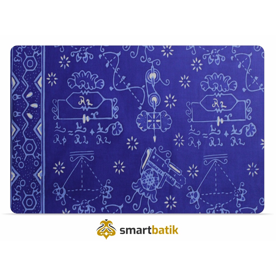 Physics Batik Motif Electric Blue Physics Lesson Material (Write Stamp ...