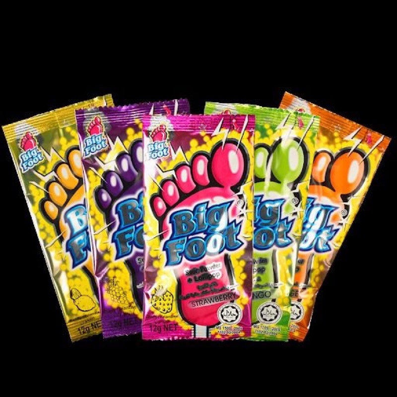 Bigfoot lollipop (Assorted flavours) 5pcs | Shopee Malaysia