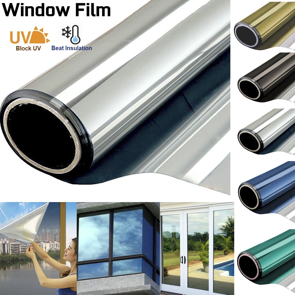 Solar Reflective One Way Mirror Privacy Window Film Anti-UV Insulation ...