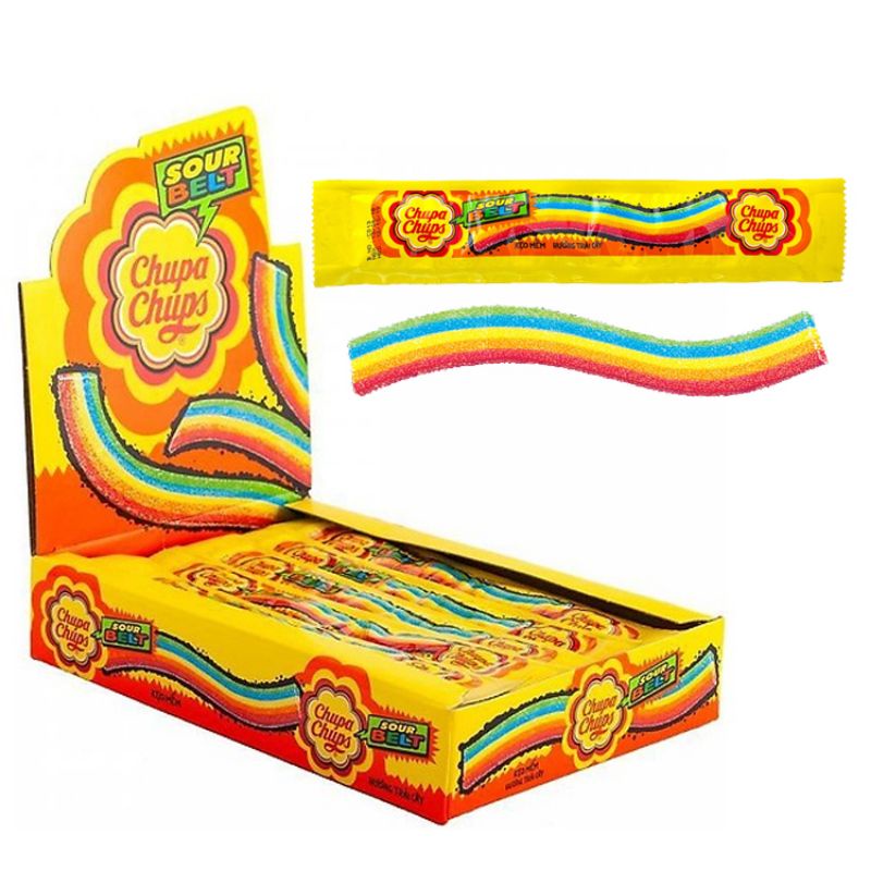 Large Box Of 48 Rainbow Chupa Chups Marshmallow Bars 256g (48 Bars ...