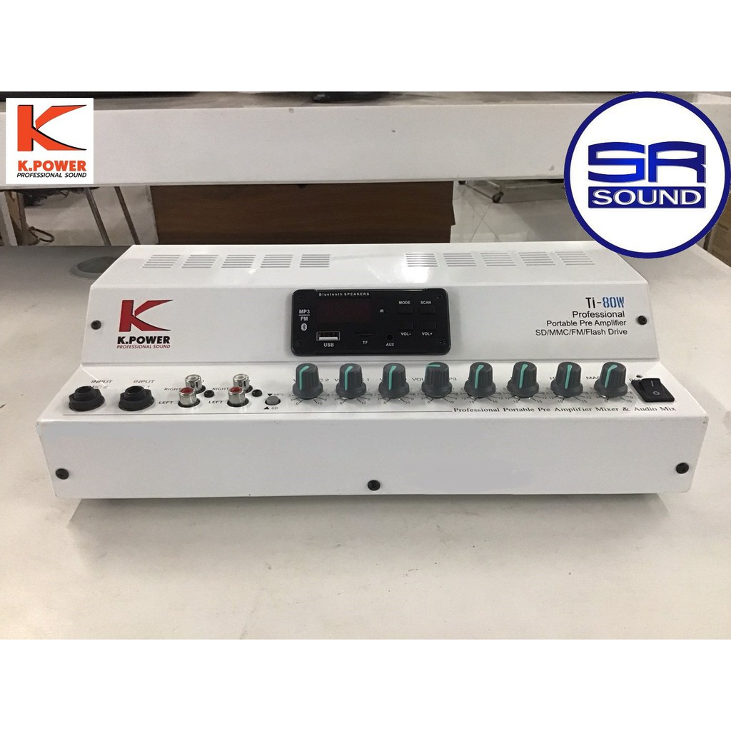 K.POWER TI80W Power Mixer 80 Watt TI-80W TI 80W (New Product In Box ...