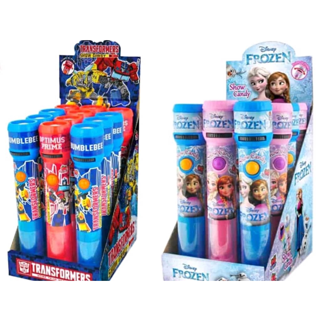 Disney TorchLight with Candy 1UNIT (3 Types) Frozen /Tsum Tsum / Mainan ...