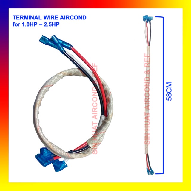 COMPRESSOR TERMINAL WIRE 1.0HP - 2.5HP TERMINCAL CABLE COMPRESSOR ...