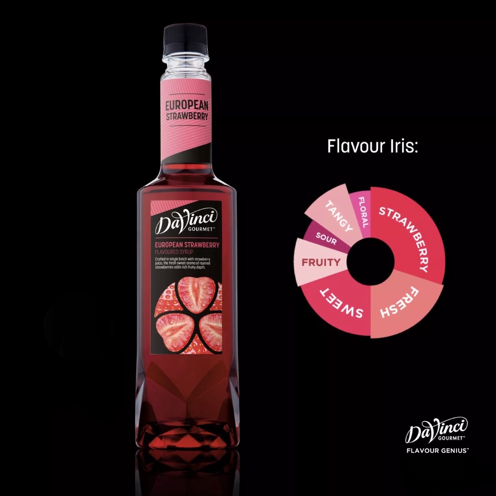 DaVinci Gourmet European Strawberry Syrup (750ml) | Shopee Malaysia