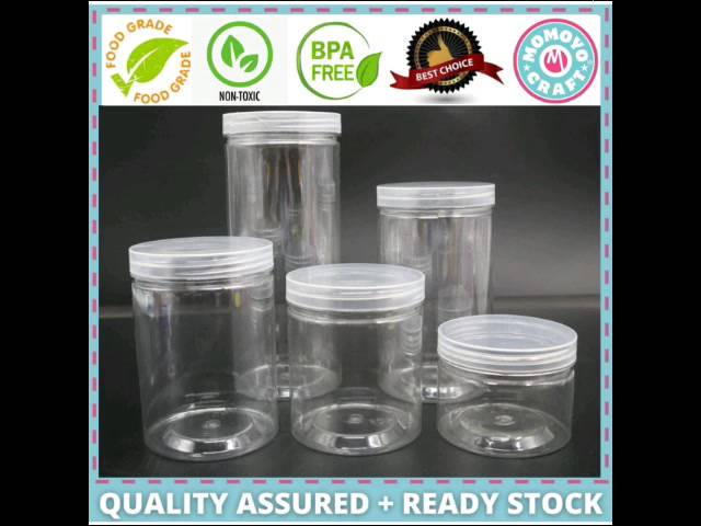 Momoyocraft Plastic Jar Transparent Jar Food Storage Jar Botol Plastik ...