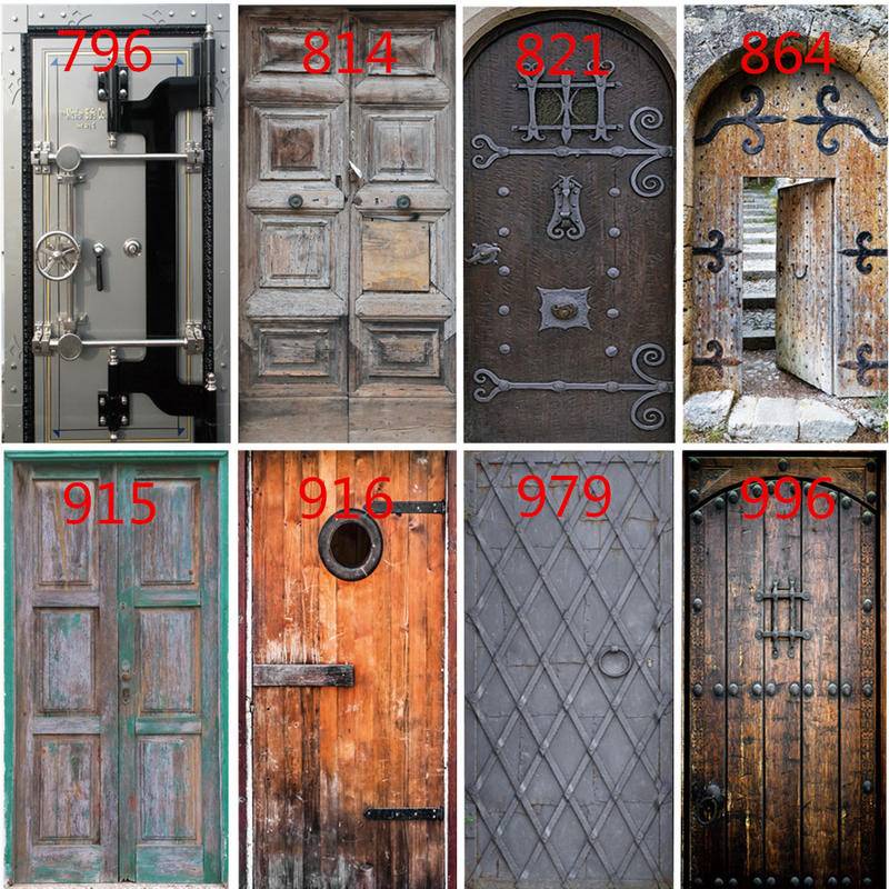 Custom Door Mural 3D Door Sticker Restaurant House Decoration Wall ...