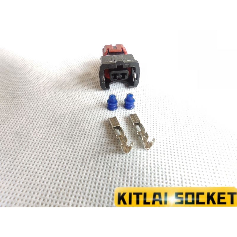PT202 2pin proton wira mmc/perdana/4g91/92/93 fuel injector socket(new ...