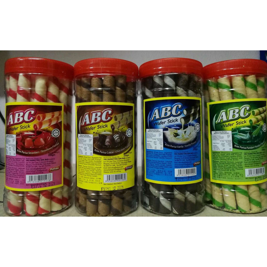 ABC WAFER STICK 220g | Shopee Malaysia