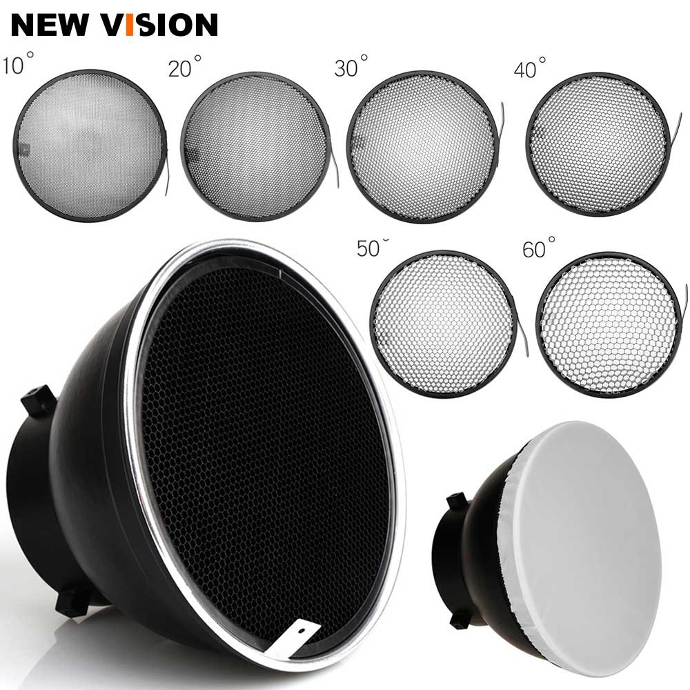 7inch 18cm Standard Reflector Diffuser with 10/20/30/40/50/60 Degree ...