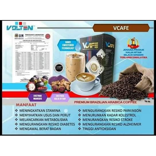 VOLTEN VCAFE Premium Brazilian Arabica Coffee RM60 - With Complimentary ...