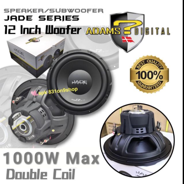 Adams Digital 12 Inch Woofer 1000w JADE Series Speaker | Shopee Malaysia