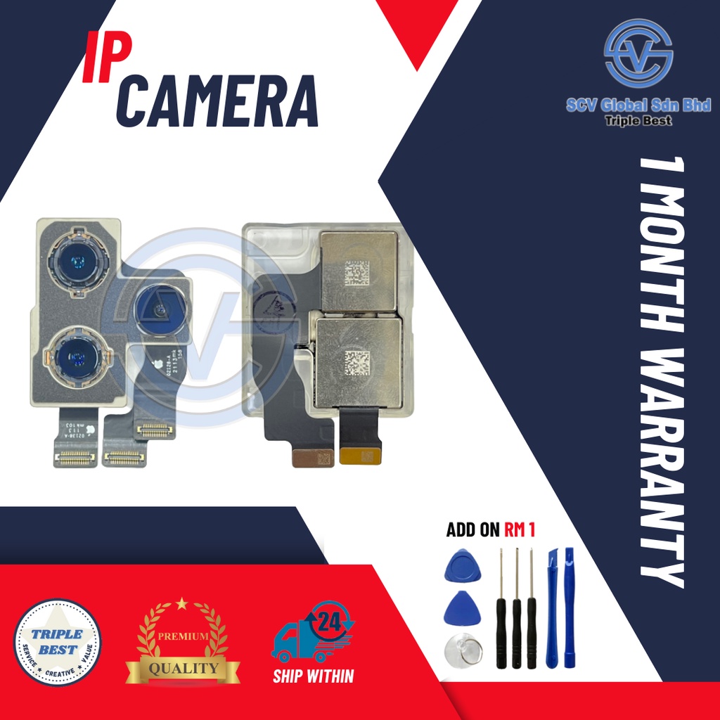 (Scv) - (Spare Part) For IP 11Pro/11ProMax Rear Camera / Main Camera ...