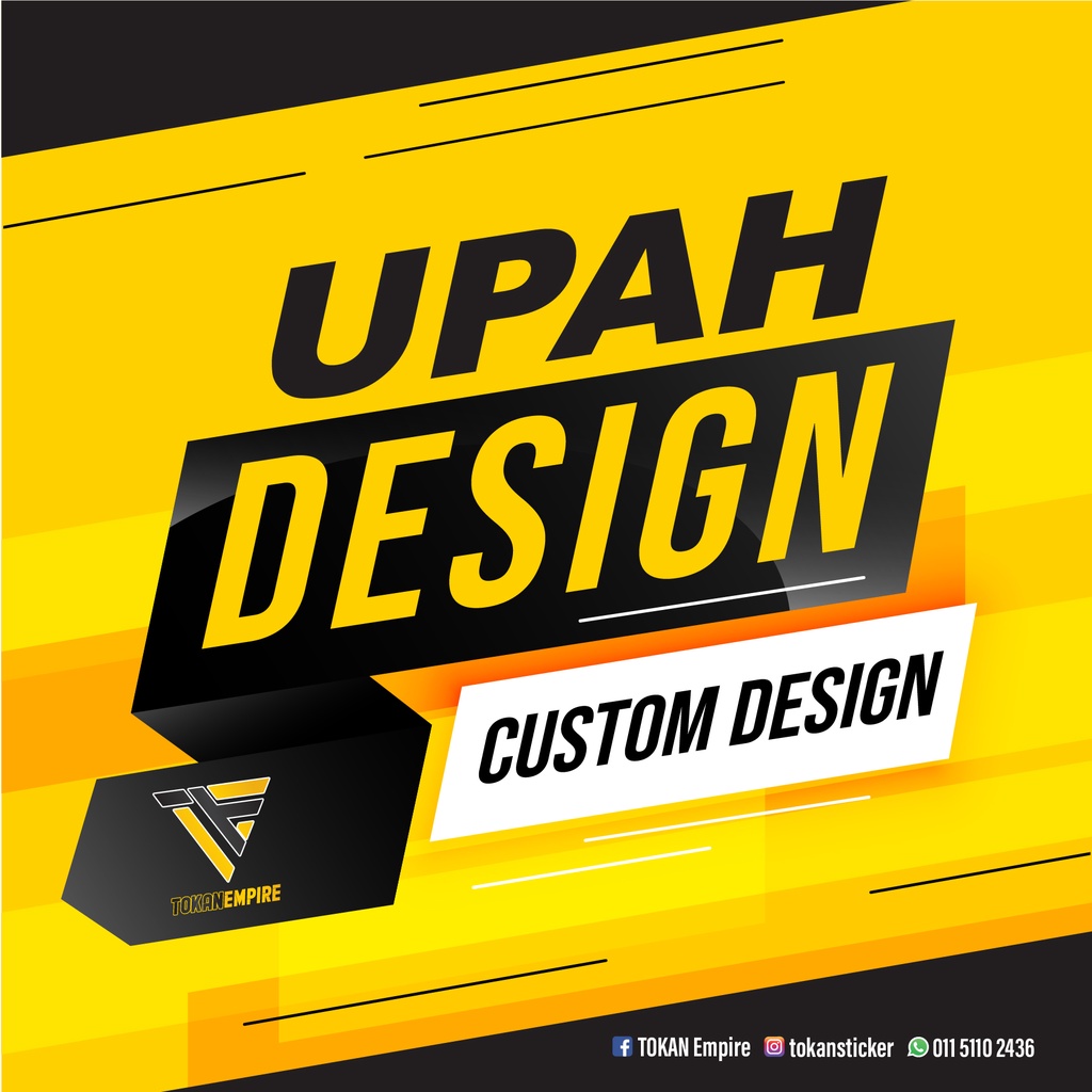 CUSTOM DESIGN / UPAH DESIGN | Shopee Malaysia
