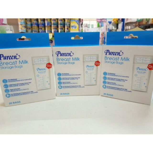 Pureen Milk Storage Bags (20pcs Per Box) | Shopee Malaysia