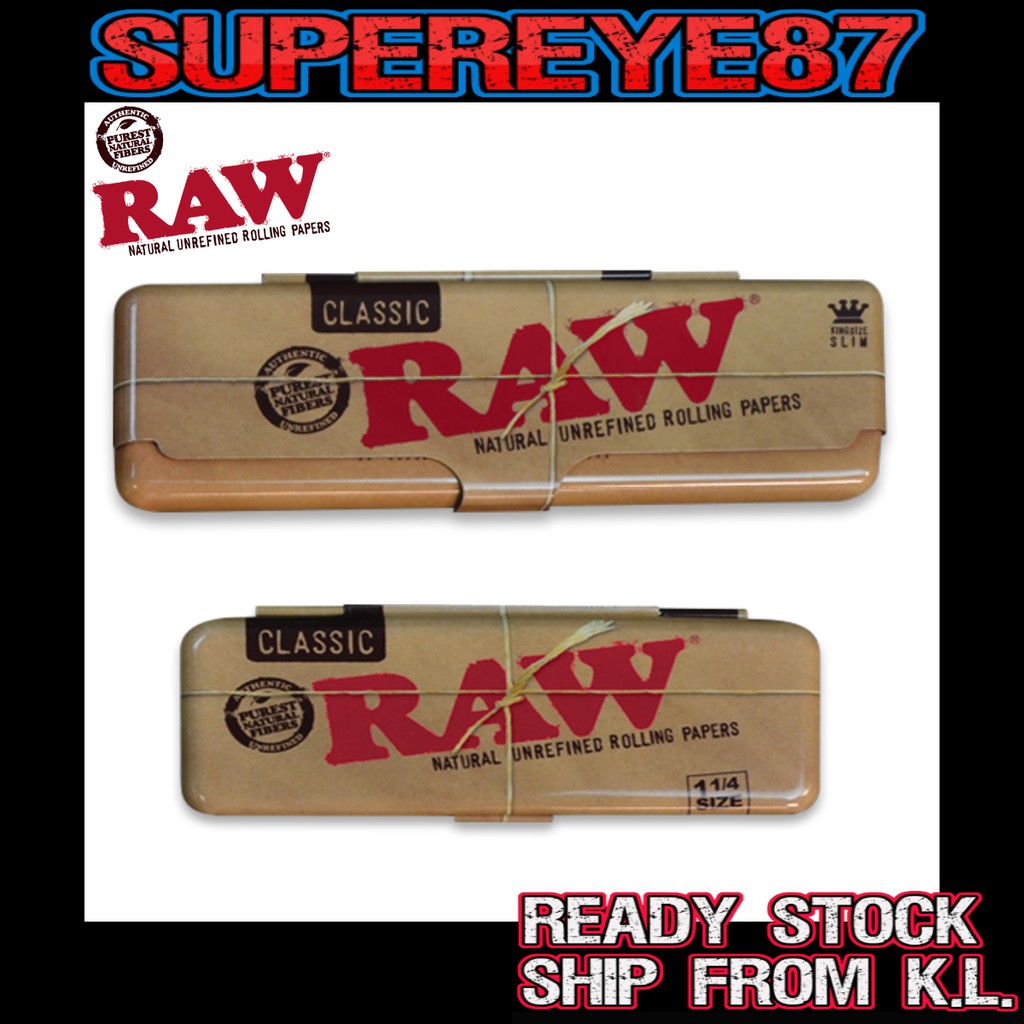 Raw Classic Metal Paper Case Tin | Shopee Malaysia