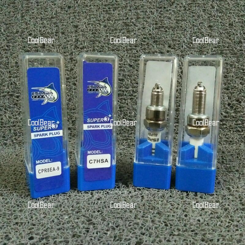 [CBe] Spark Plug Espada 3Kaki 3Cabang #pendek #panjang | Shopee Malaysia