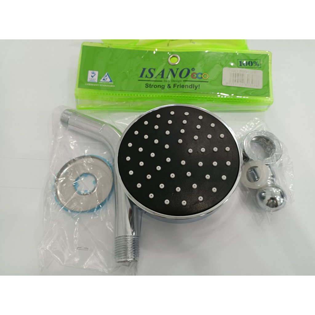 Isano Shower Head Set 20mm 4/5" with holder stainless steel | Shopee ...