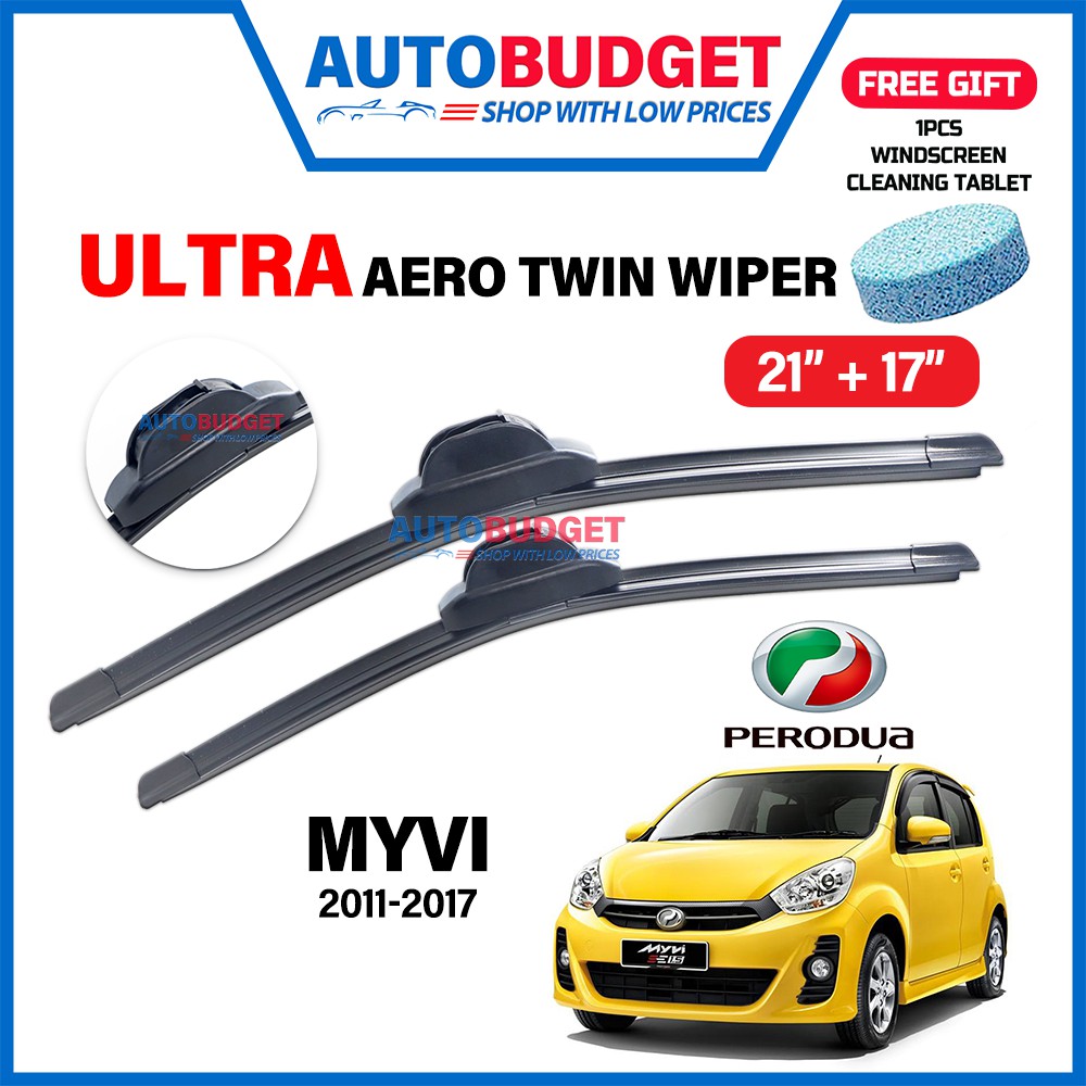 Wiper Perodua Myvi Lagi Best 2011 ULTRA Aero Twin Wiper MYVI Wiper Set ...