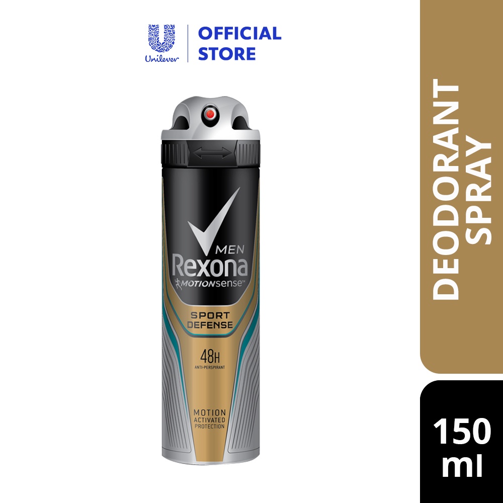 Rexona Men Spray Deodorant - Sports Defense (135ml) | Shopee Malaysia