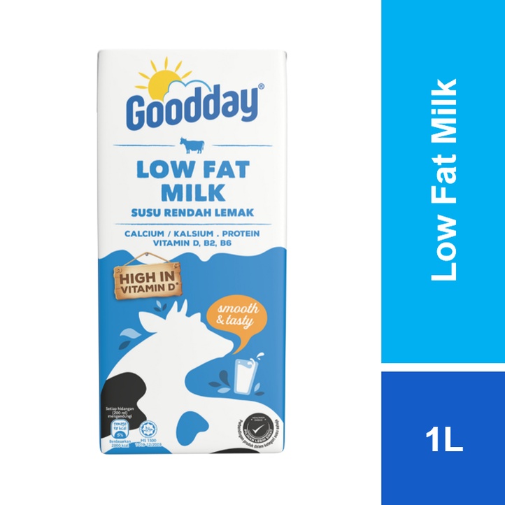 Goodday UHT Low Fat Milk 1L | Shopee Malaysia