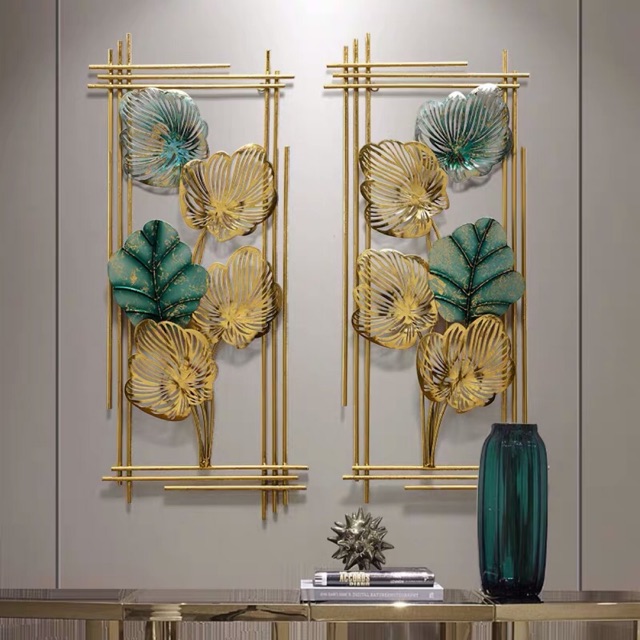 Frame Hiasan Dinding Besi Bunga Mewah Decorative Metal Wall Art Modern ...