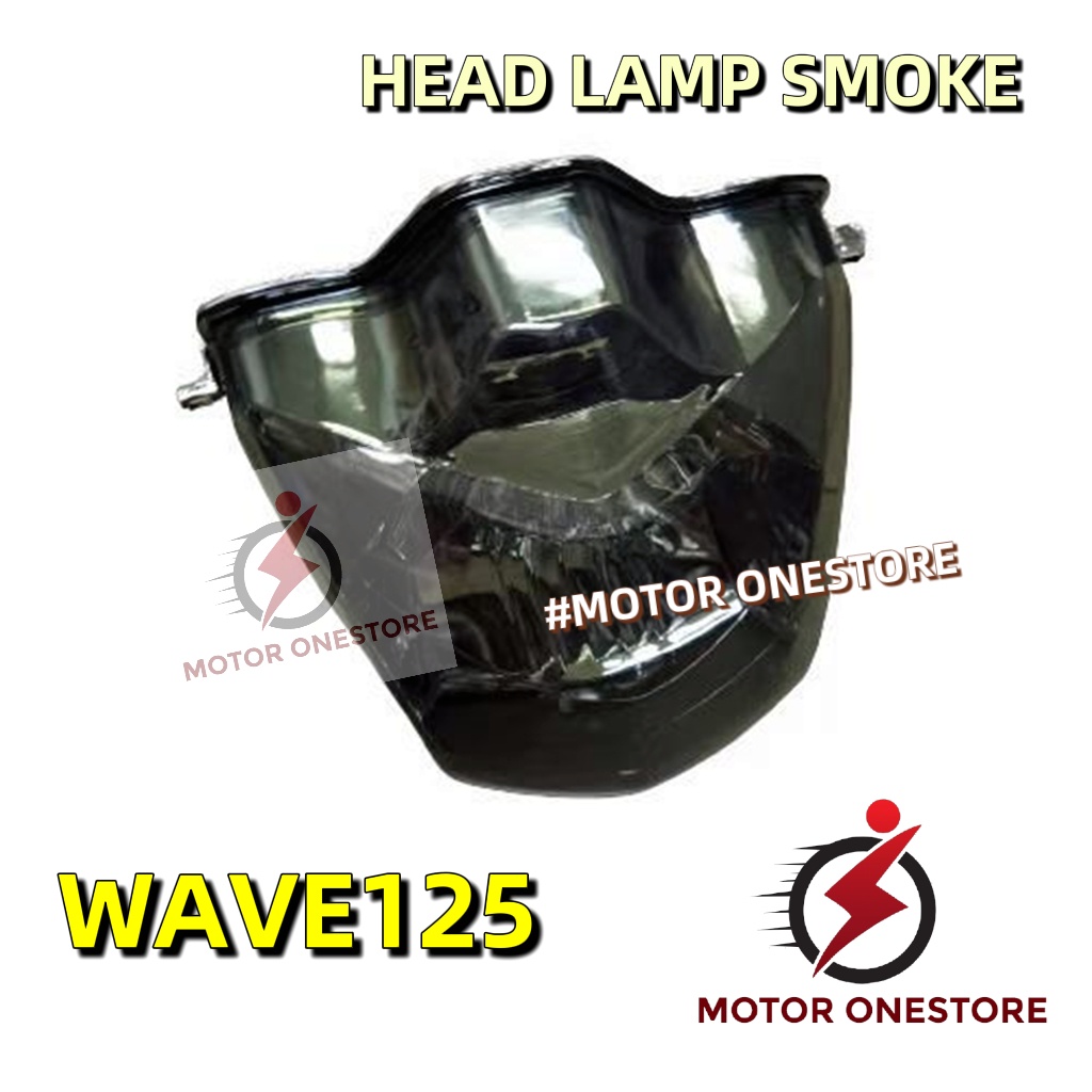WAVE125 SIGNAL + HEAD LAMP + TAIL LAMP SMOKE LAMPU DEPAN BELAKANG SMOKE ...