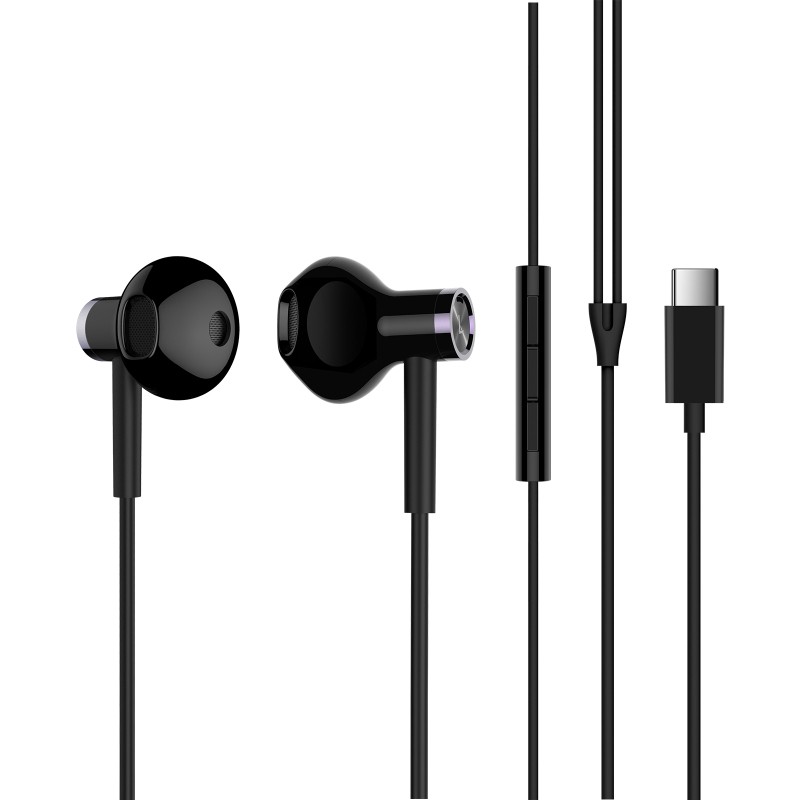 Compatible for Xiaomi Mi Dual Driver Earphones Type-C Mic Tenacity Wire ...